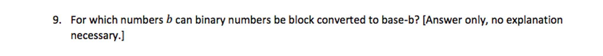 Solved We Have Learned That We Can Block Convert A Binary 