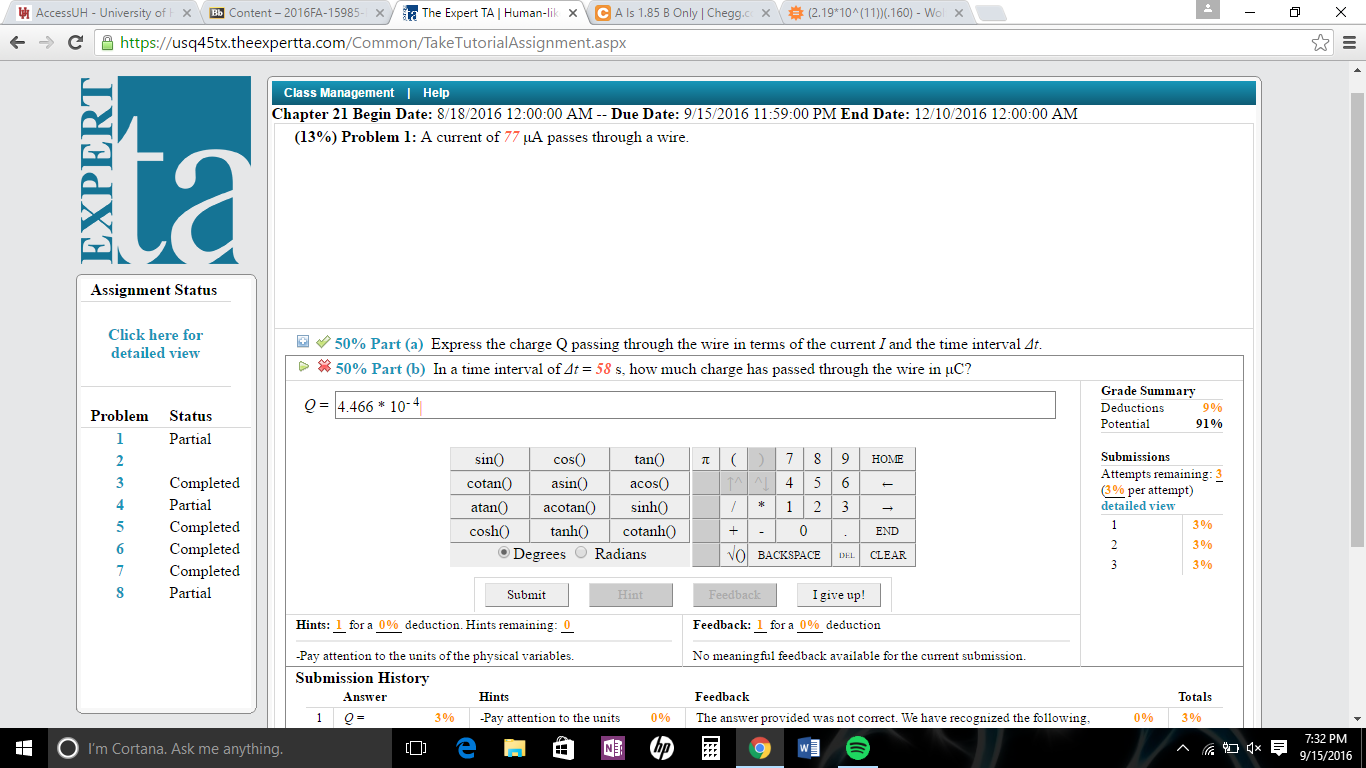 Solved 聃AccessUH-University of -Content-2016A-15985 濯The | Chegg.com