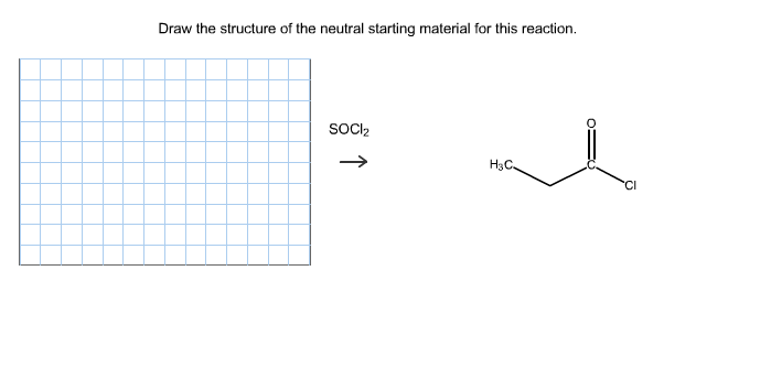 Solved Draw the structure of the neutral starting material | Chegg.com