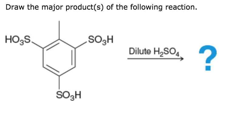 Solved Draw the major product(s) of the following reaction. | Chegg.com