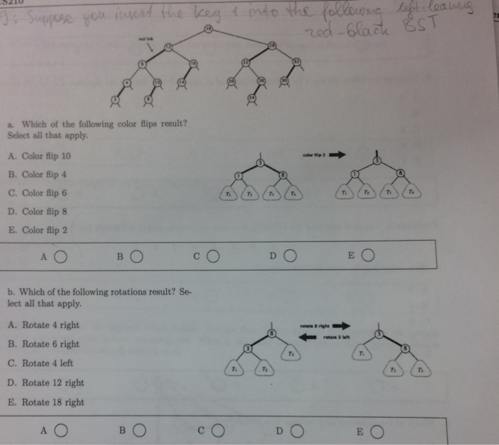 Solved Which of the following color flips result? Select | Chegg.com