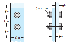 Solved The figure shows a bolted lap joint that uses SAE | Chegg.com