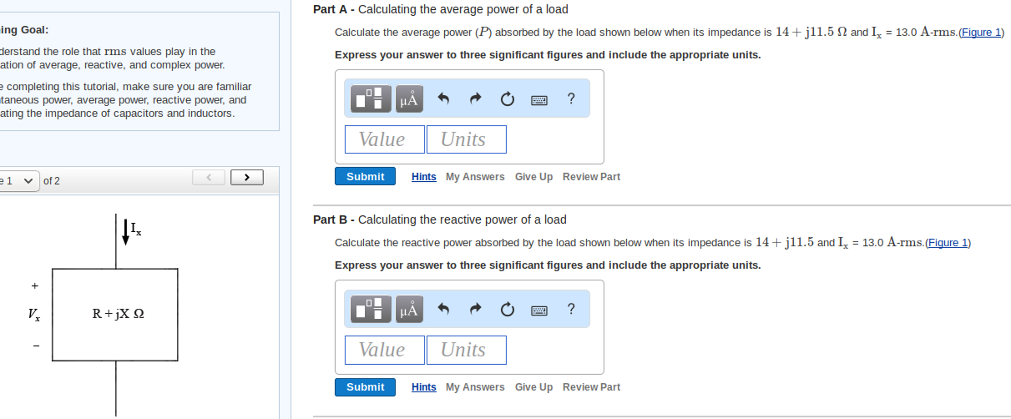 Solved Calculating the average power of a load Calculate the | Chegg.com