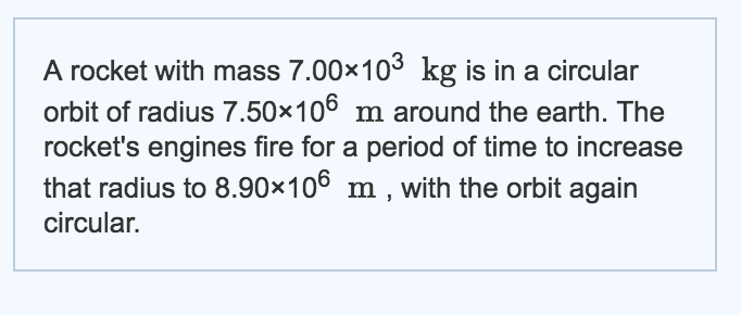 Solved A) What is the change in the rocket's kinetic energy? | Chegg.com