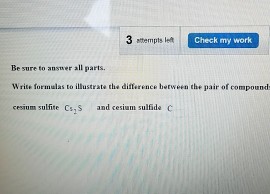 Solved Write formula to illustrate the difference between | Chegg.com