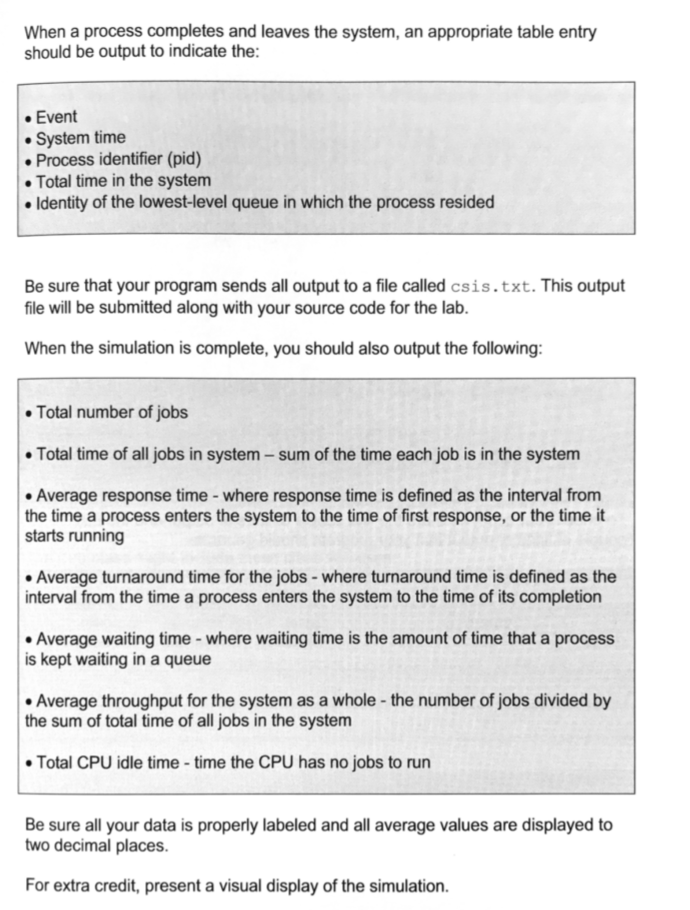 Solved Multi-Level Feedback Queue CPU Level 1-FIFO Use CPLU | Chegg.com