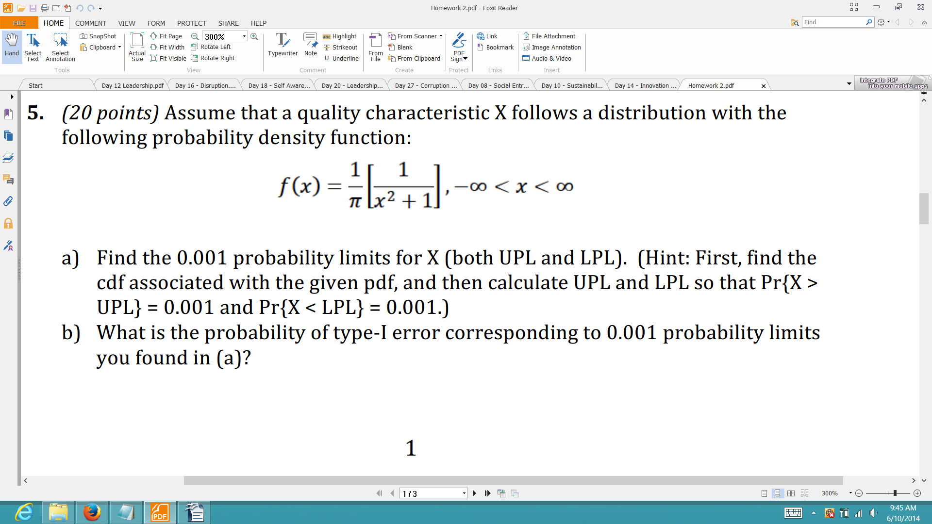 Statistics And Probability Archive | June 10, 2014 | Chegg.com