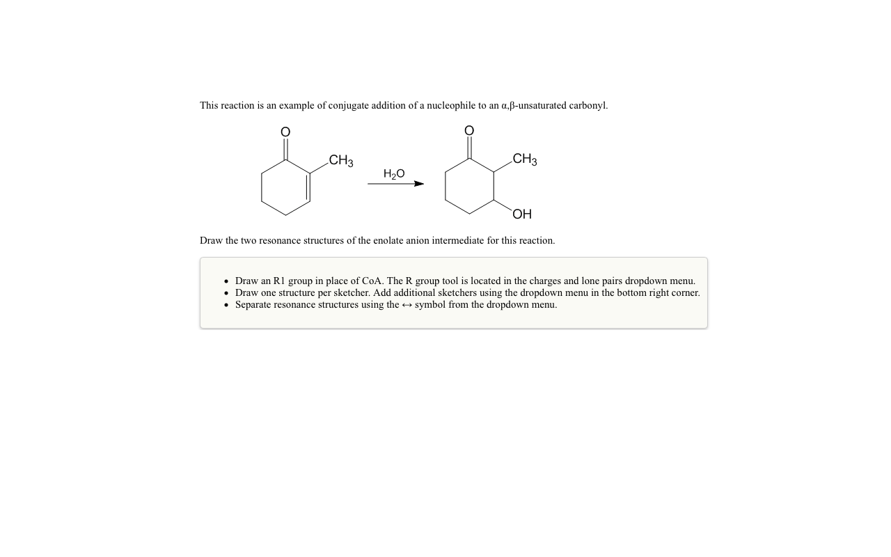 Solved This reaction is an example of conjugate addition of | Chegg.com