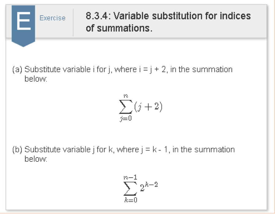 Solved A Substitute Variable I For J Where I J 2 In