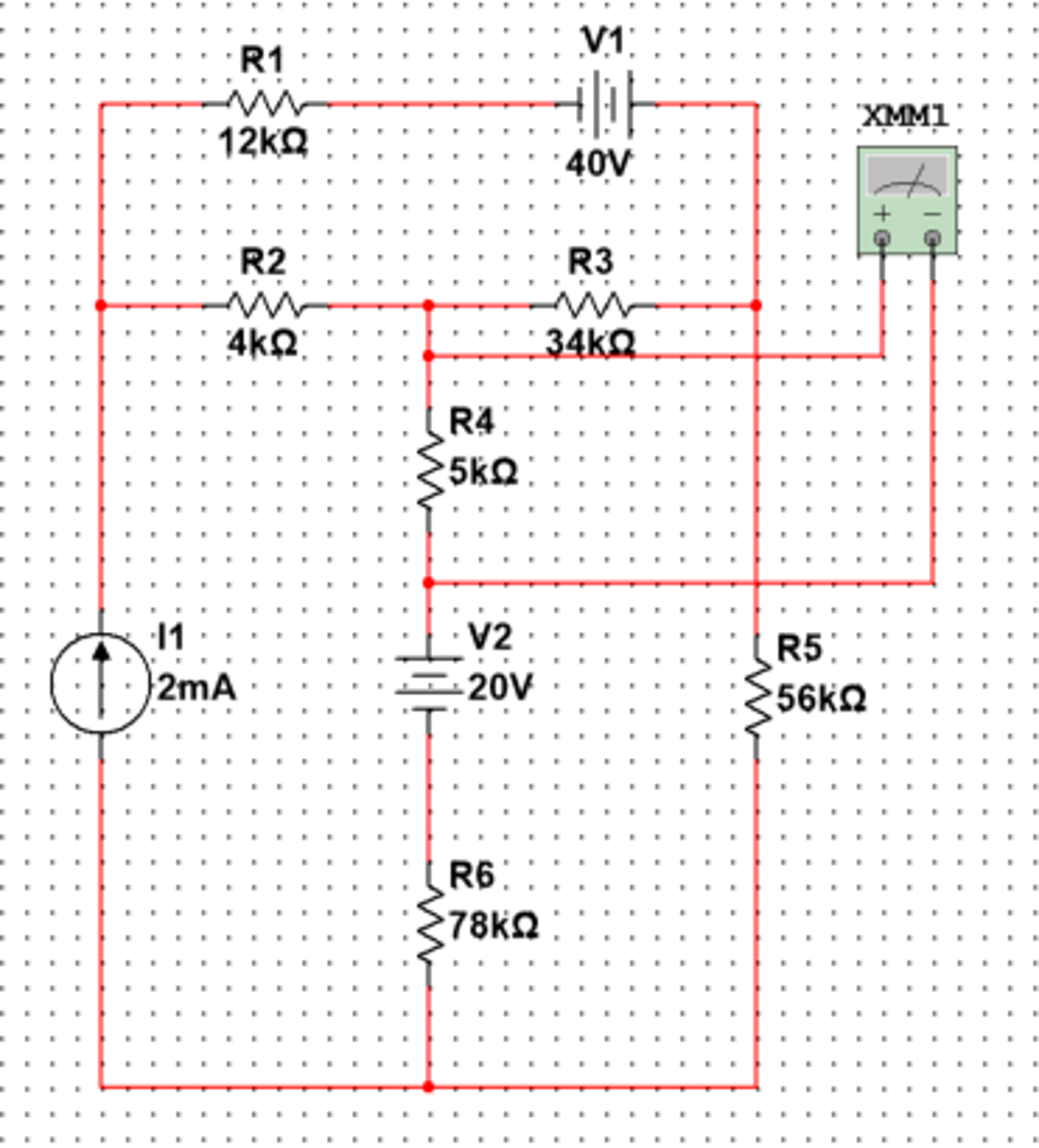 Equivalent Circuit Multimeter