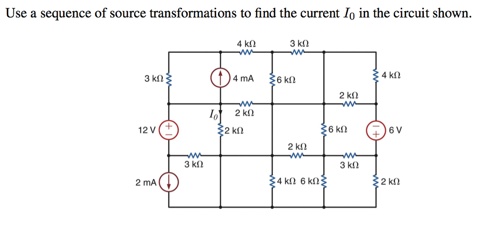 Solved Use A Sequence Of Source Transformations To Find The 4946