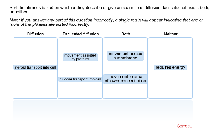 Solved Sort the phrases based on whether they describe or | Chegg.com