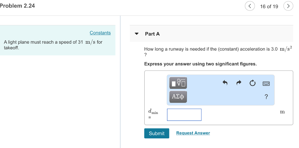 Solved Problem 2.24 〈 16 of 19 Constants Part A A light | Chegg.com Solved Problem 2.24 〈 16 of 19 Constants Part A A light | Chegg.com