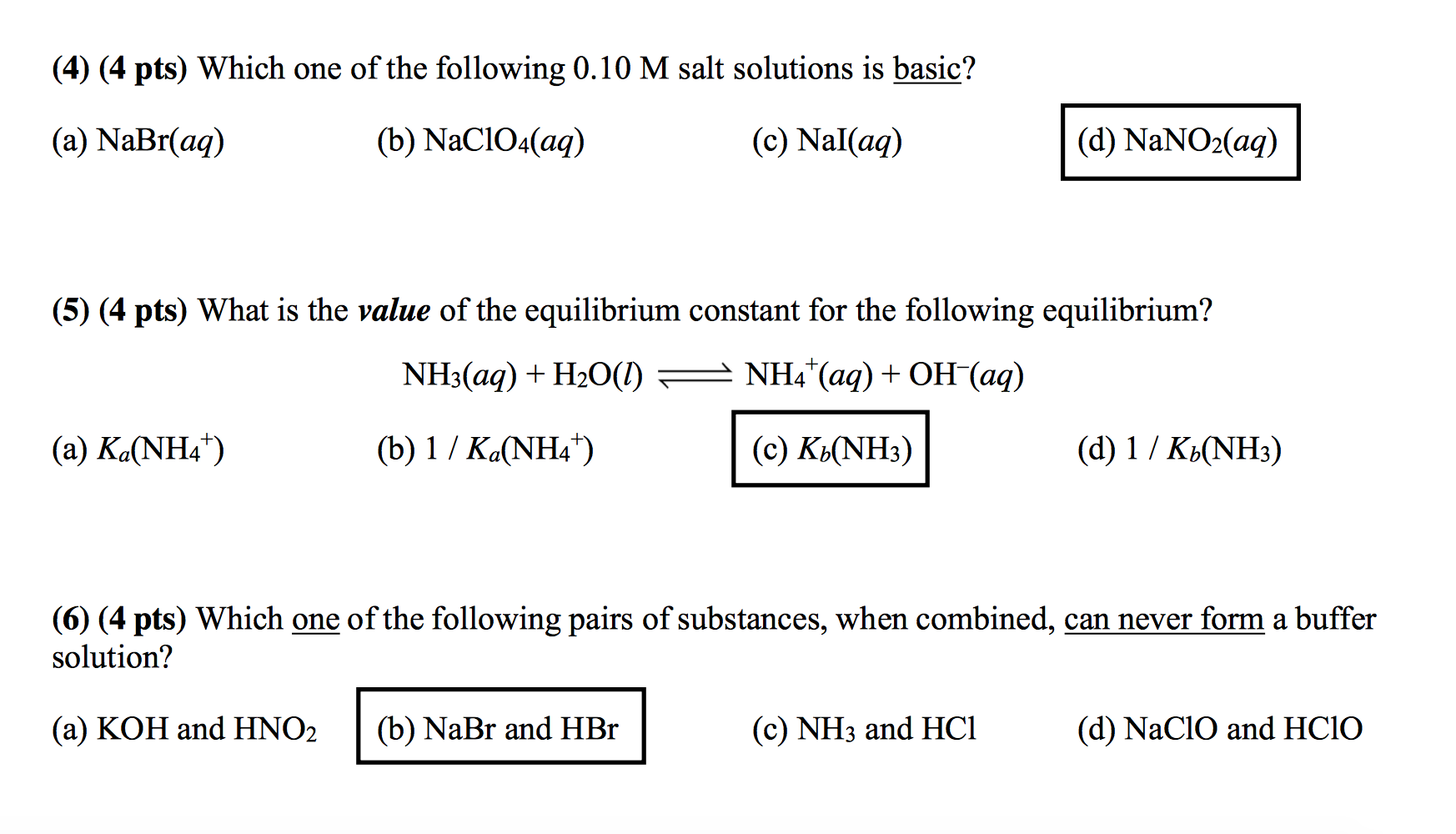 Solved Explain how/why the circled answers are correct | Chegg.com