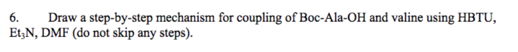 Solved 6. Draw a step-by-step mechanism for coupling of | Chegg.com