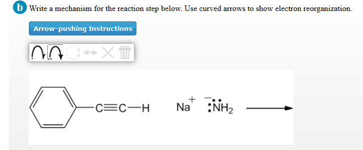 Solved Write a mechanism for the reaction step below. Use | Chegg.com