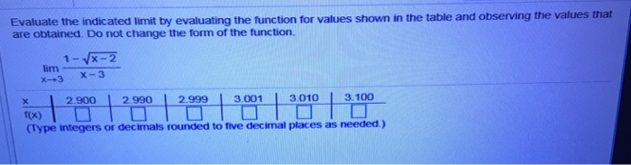 Solved Evaluate the indicated limit by evaluating the | Chegg.com