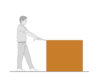 Solved ou want to move a heavy box with mass 30.0 kg across | Chegg.com