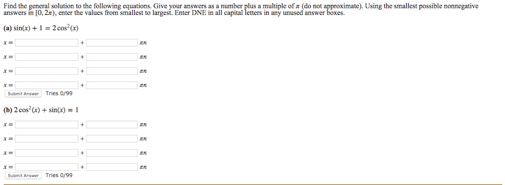 Solved Find the general solution to the ollowing equations. | Chegg.com