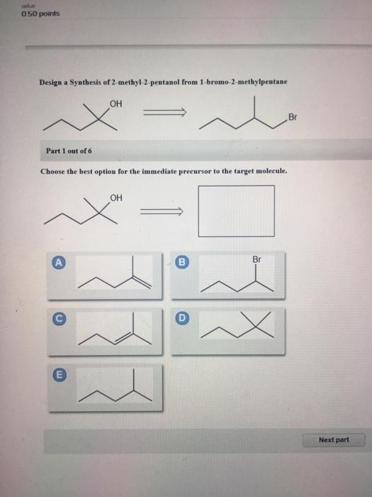 Solved Design a Synthesis of 2 methyl-2-pentanol from | Chegg.com Solved Design a Synthesis of 2 methyl-2-pentanol from | Chegg.com