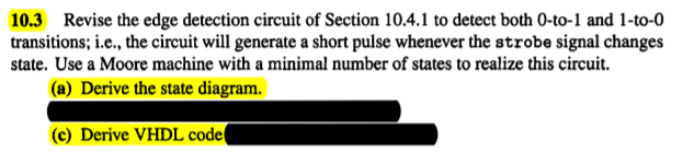 10.3 Revise the edge detection circuit of Section | Chegg.com