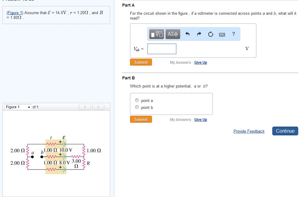 Solved Part A For the circuit shown in the figure , if a | Chegg.com