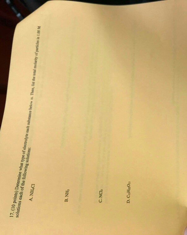 Solved 7. (16 points) The boiling point of ammonia is-333°C. | Chegg.com