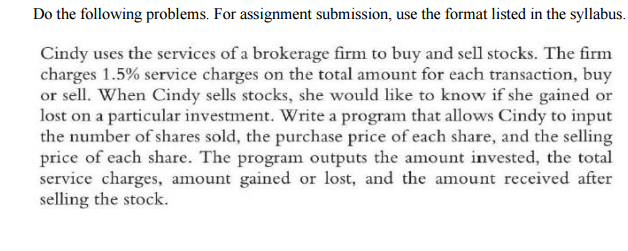 Solved: Do The Following Problems. For Assignment Submissi... | Chegg.com