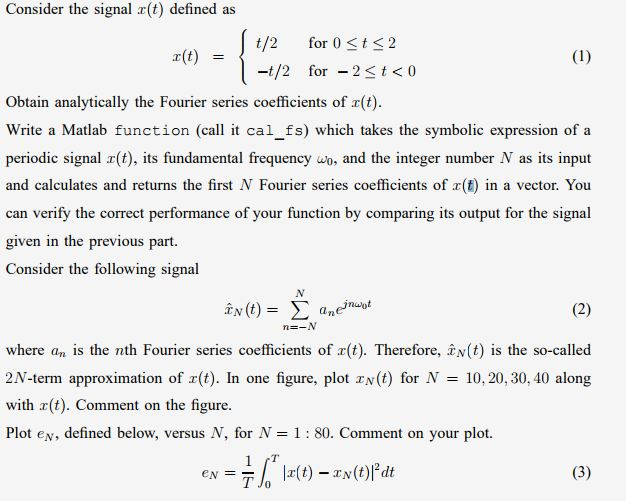 Solved Consider the signal r(t) defined as t/2 for 0 S t s2 | Chegg.com