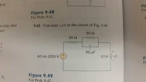 Solved Calculate v_0(t) in the circuit of Fig. 9.49. | Chegg.com