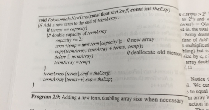 size 3. Modify function Add so that it reduces the | Chegg.com