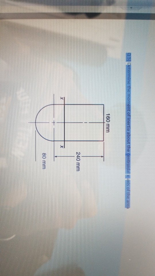 Solved 160 mm 240 mm 80 mm | Chegg.com