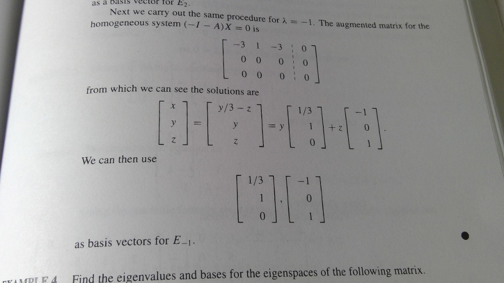 Solved as a basis vector for E2. Next we carry out the same | Chegg.com