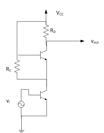 Draw the small signal model of the following circuit | Chegg.com