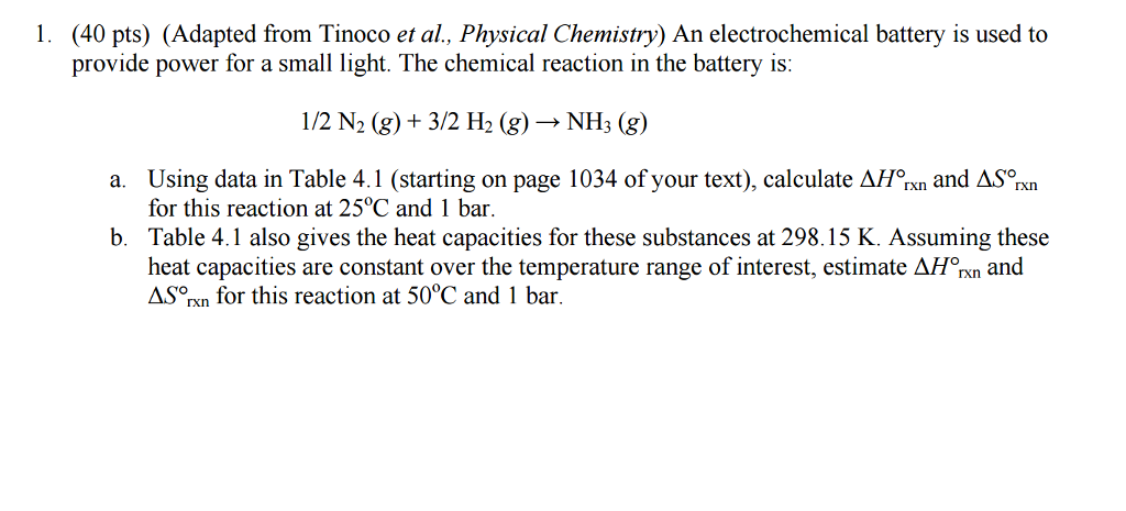 Solved The table is based on standard enthalpy of formation | Chegg.com