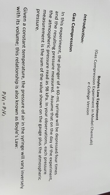 Solved I'm not sure which is P1 V1 P2 V2 to set up my | Chegg.com