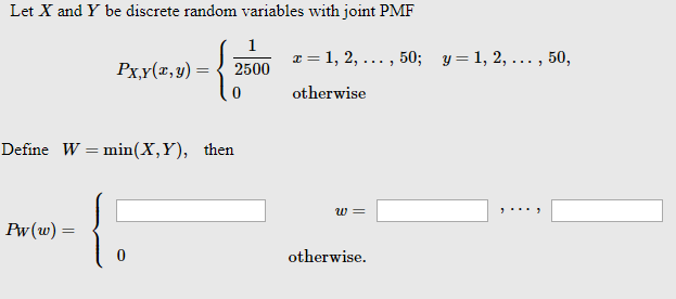 Solved Let X and Y be discrete random variables with joint | Chegg.com