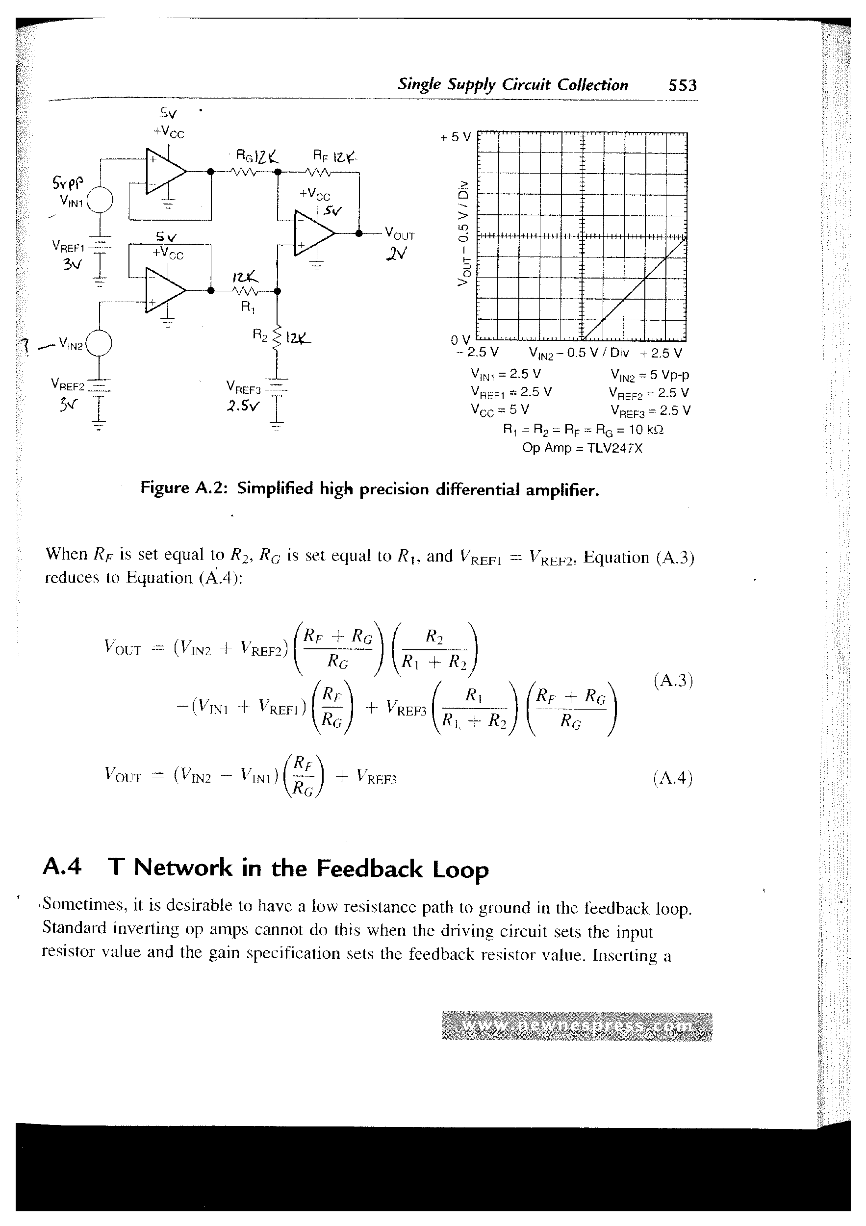 Solved Calculate Vin2 for Fig. A.2, with Vin1 = 5Vp-p, | Chegg.com