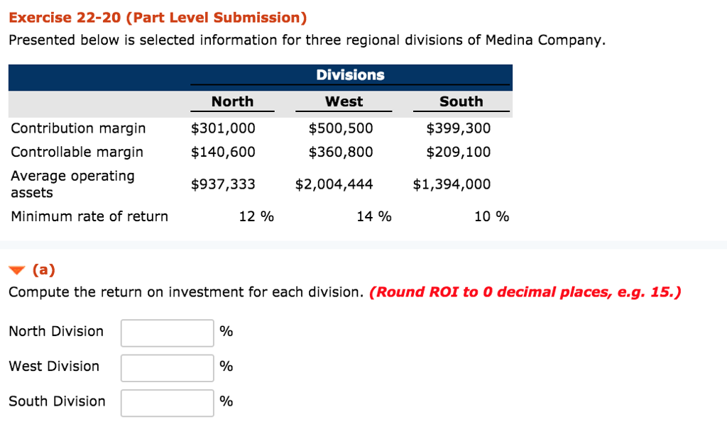 Solved Exercise 22-20 (Part Level Submission) Presented | Chegg.com