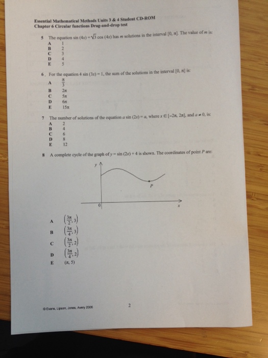 Advanced Math Archive | September 04, 2014 | Chegg.com