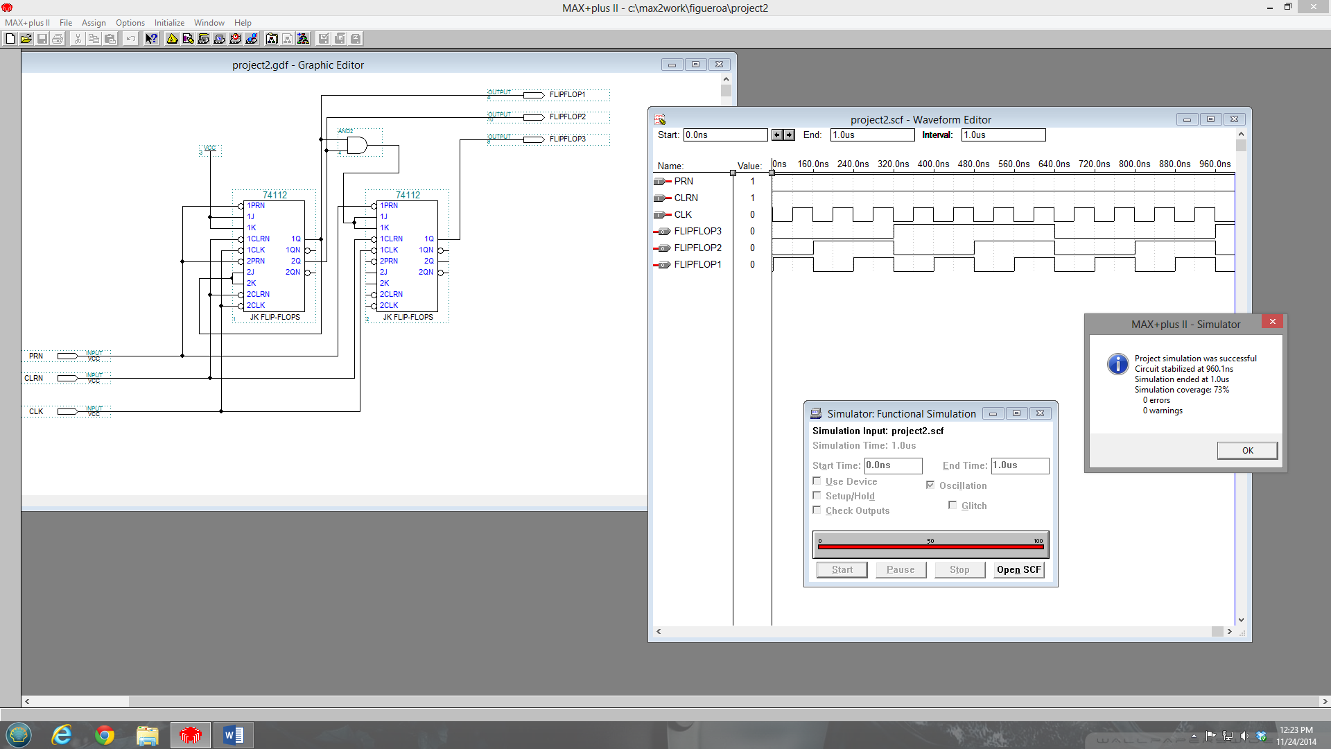 Theory of operation: Explain how your circuit works, | Chegg.com