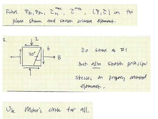 Solved Find T_P1, T_P2, tau^max _xy, tau^max, (T, tau) on | Chegg.com