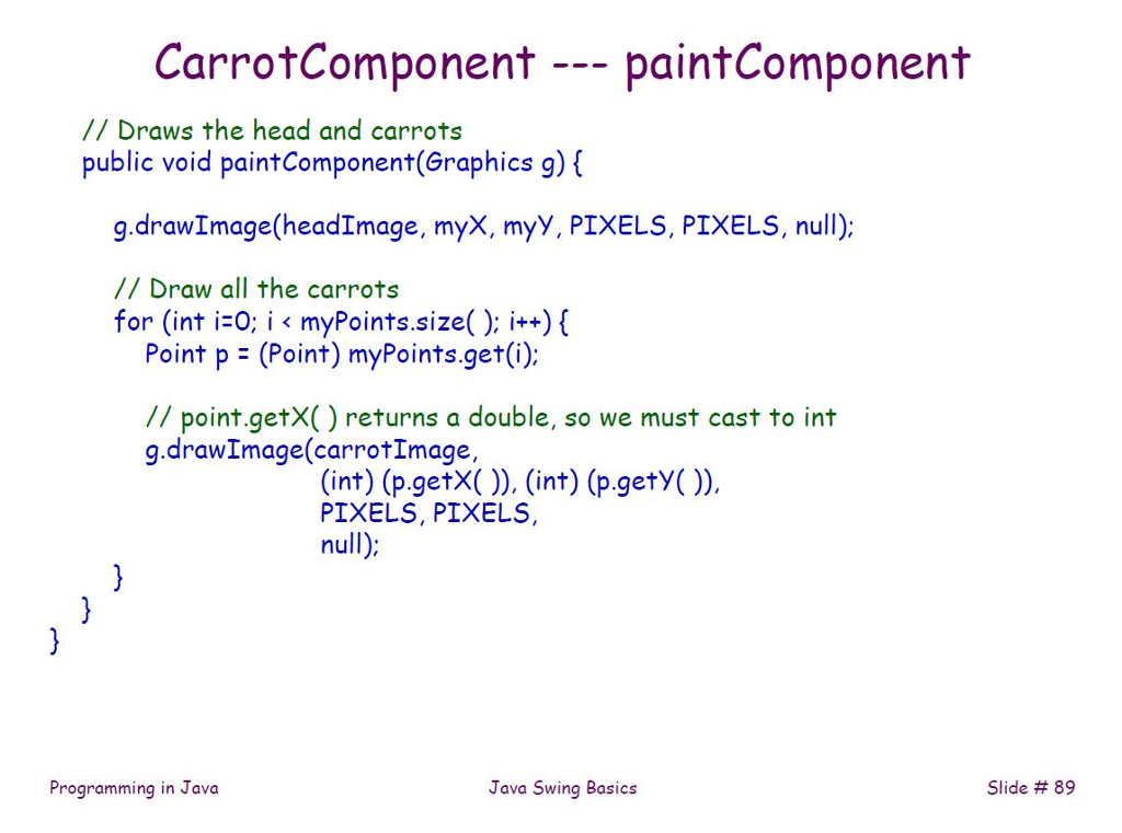 More Inheritance and Interfaces using the Java Swing | Chegg.com