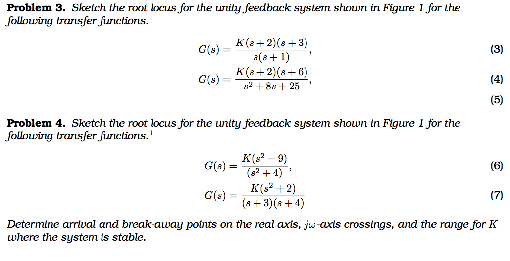 Sketch The Root Locus For The Unity Feedback System 3861