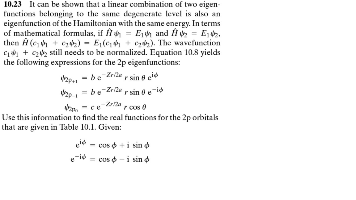 It can be shown that a linear combination of two | Chegg.com