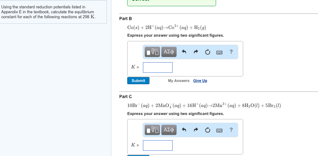 Solved Using the standard reduction potentials listed in | Chegg.com