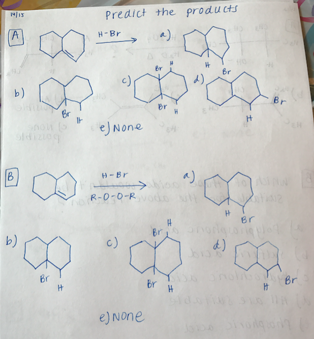 Solved Predict the products | Chegg.com