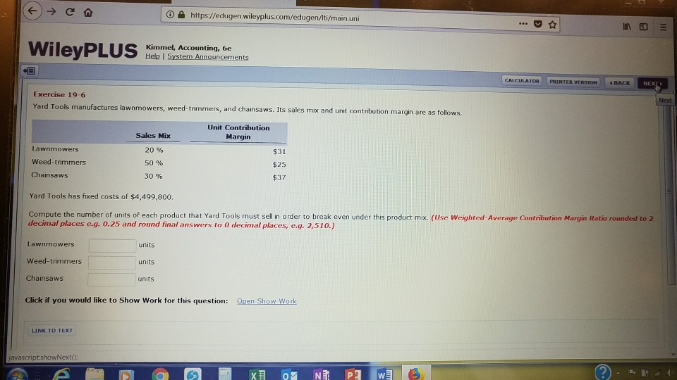 Solved Kimmel, Accounting, 6e Help I System Announcements | Chegg.com