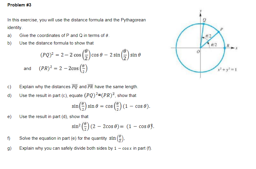 Solved In this exercise, you will use the distance formula | Chegg.com