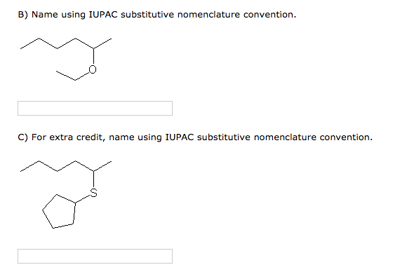 Solved Name using IUPAC substitutive nomenclature | Chegg.com